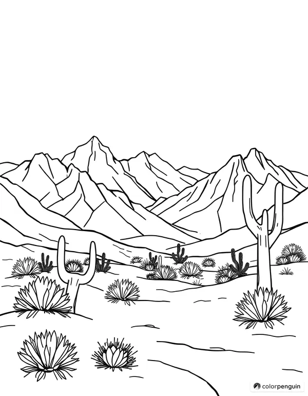 Desert Landscape Coloring Pages 20 Texas Coloring Pages (Free PDF