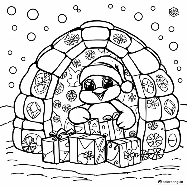 Cute Coloring Pages Of Penguins