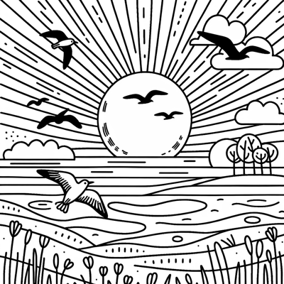 Peace Coloring Page