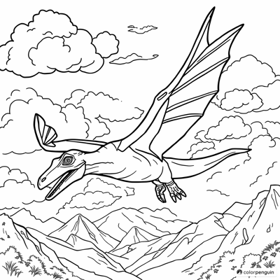 Pteranodon Coloring Page