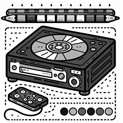 Dvd Player Vibrant Fun And Simple Without... Coloring Page