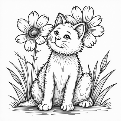 Coloring With Green Coloring Page