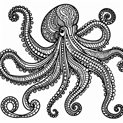 Create A Simple Black And White Outline Coloring... Coloring Page