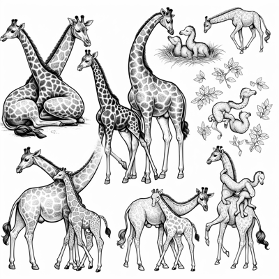 Create A Simple Black And White Outline Coloring... Coloring Page