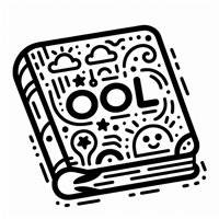 Book With Cool Design Coloring Page