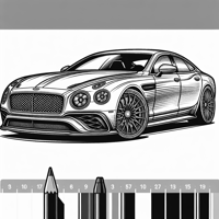 A BMW M5 Coloring Page