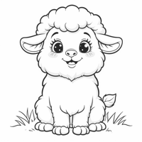 The Lord Is My Shepherd. Coloring Page