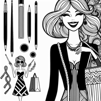 Elle Woods From The Movie Legally Blonde Smiling... Coloring Page