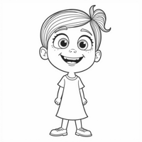 Joy From Inside Out Coloring Page
