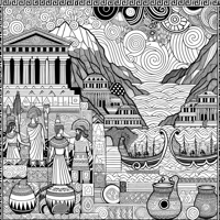 Minoans Coloring Page