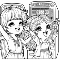 A Machine Coloring Page