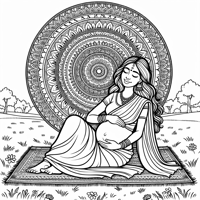 Create A Simple Black And White Outline Coloring... Coloring Page