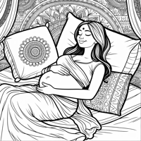 Create A Simple Black And White Outline Coloring... Coloring Page