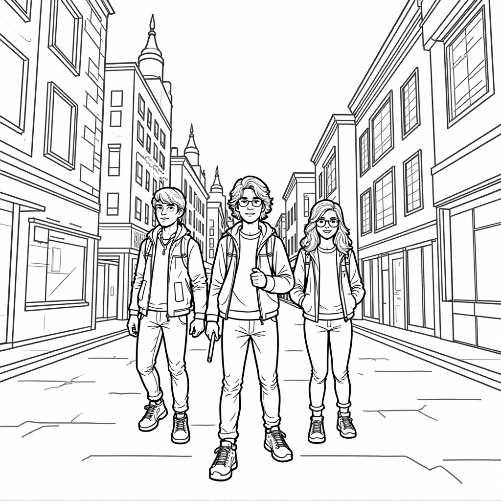 Spy X Family Code Cartoon Coloring Page