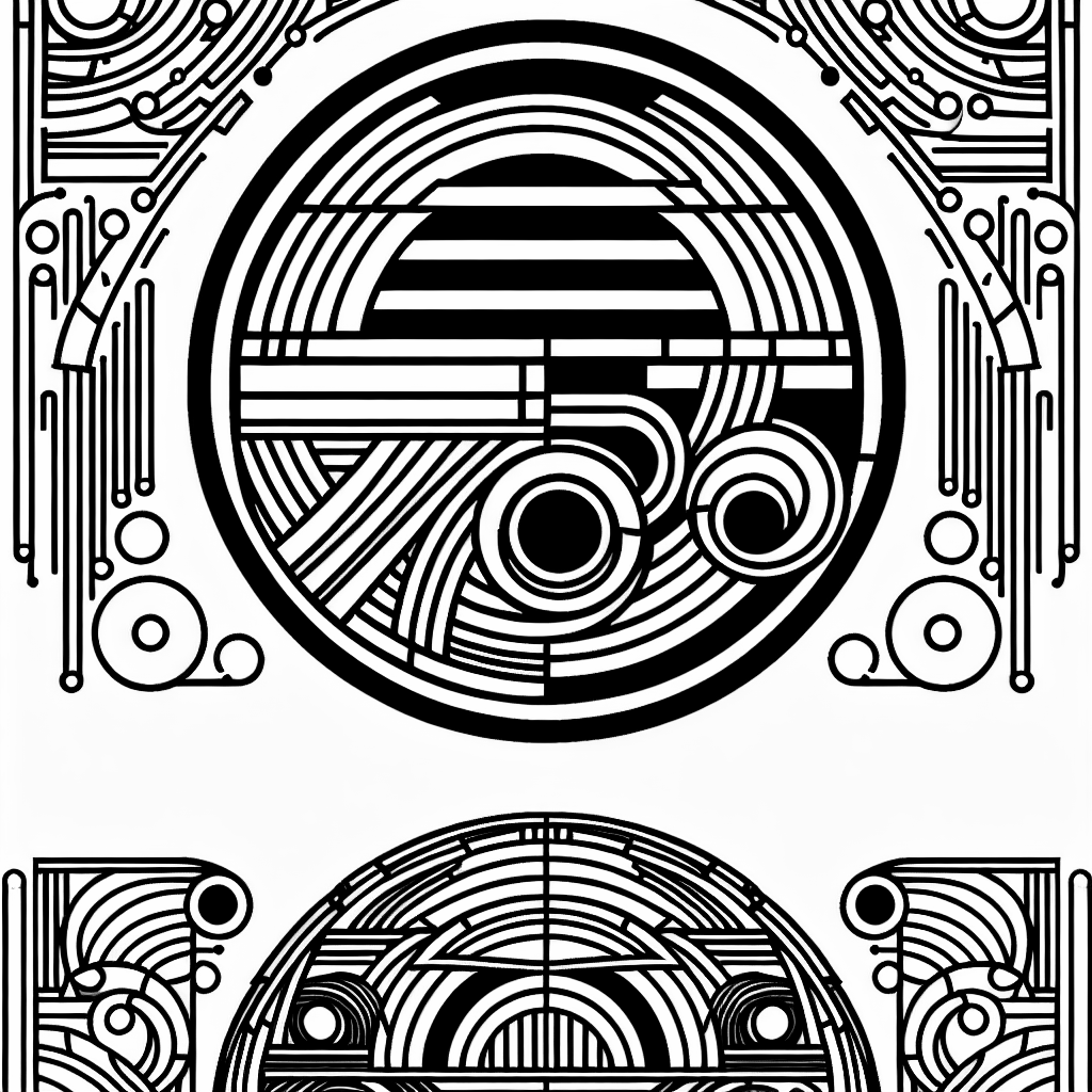 The Bmw Logo Coloring Page