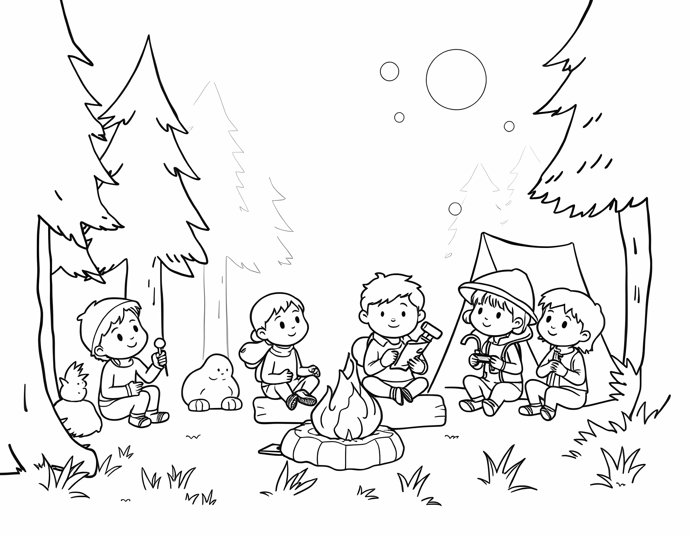 Boy Scout Coloring Page
