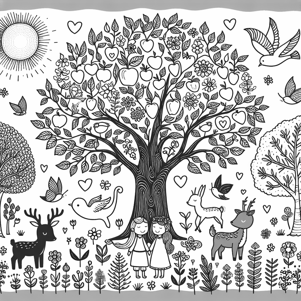 Create A Delightful And Detailed Outline... Coloring Page
