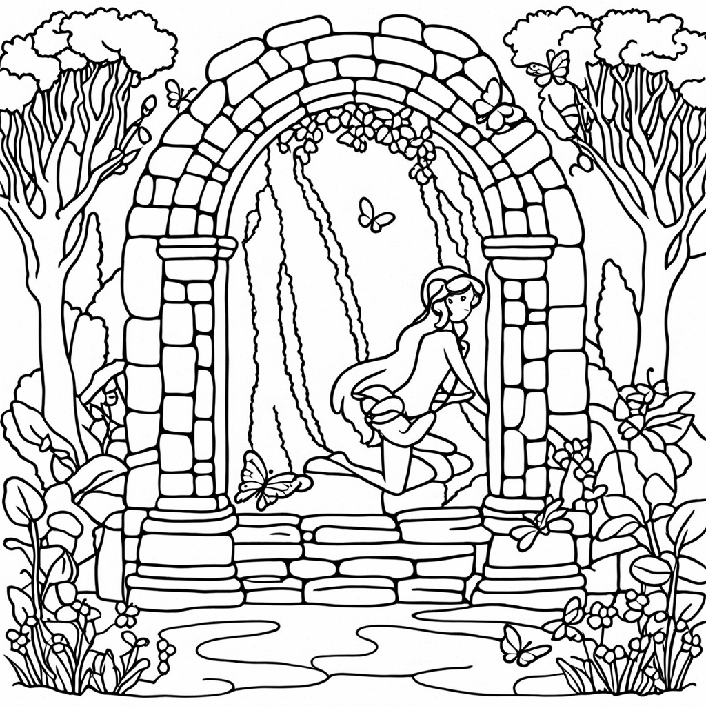 Folklore The Faery Inspired By Celtic Folklore... Coloring Page