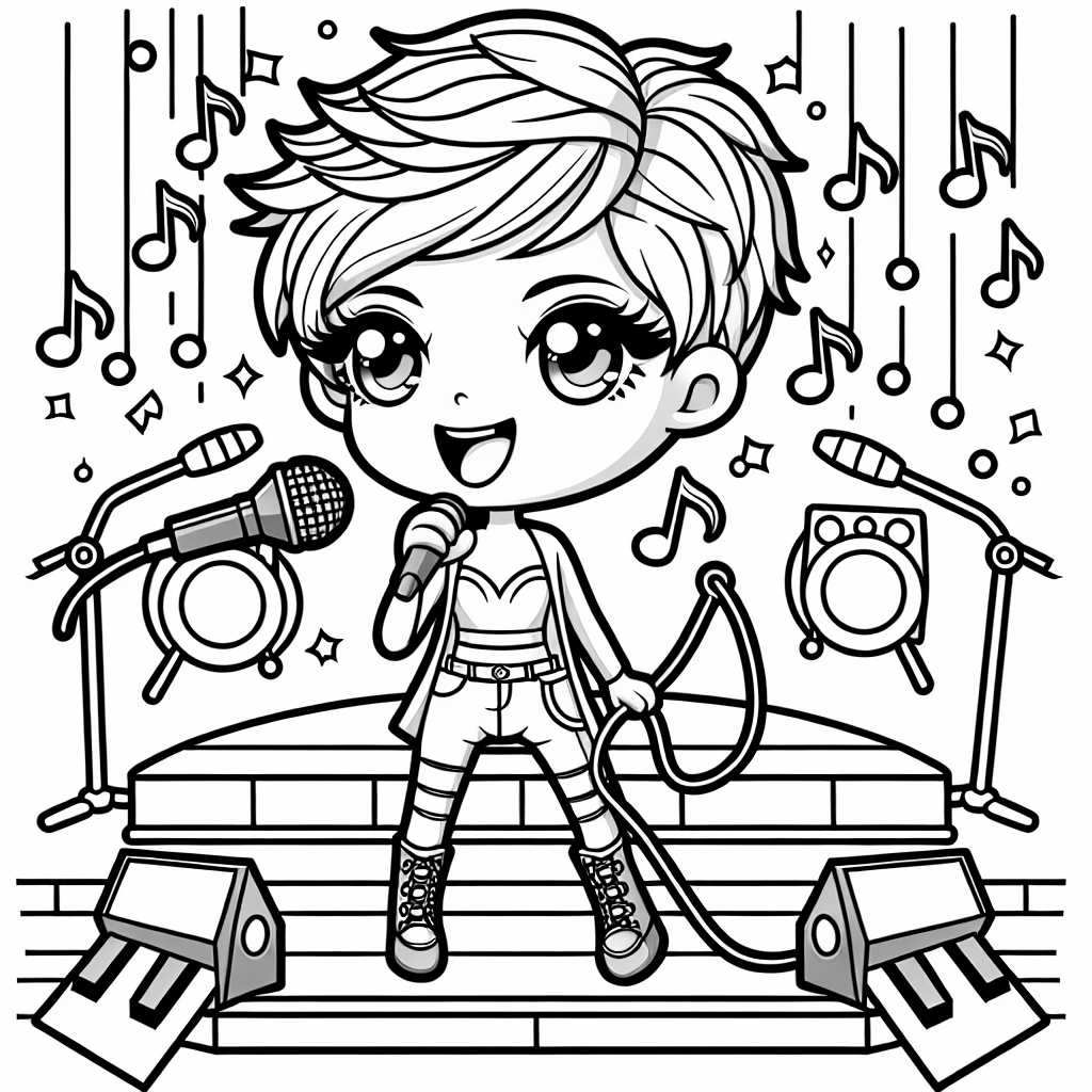 Millie Cyrus Coloring Page