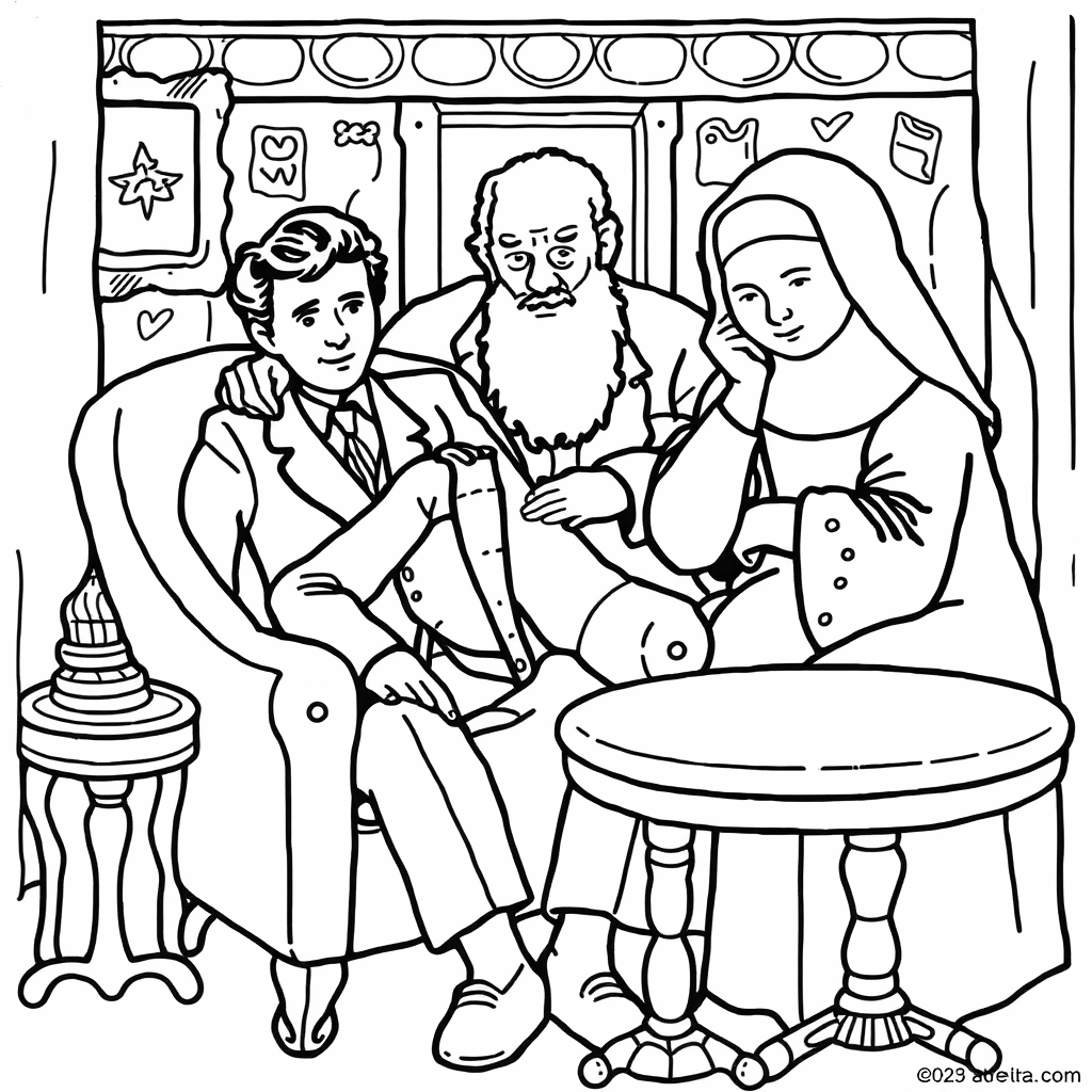 Draw A Picture In The Style Of Rea Irvin The New... Coloring Page