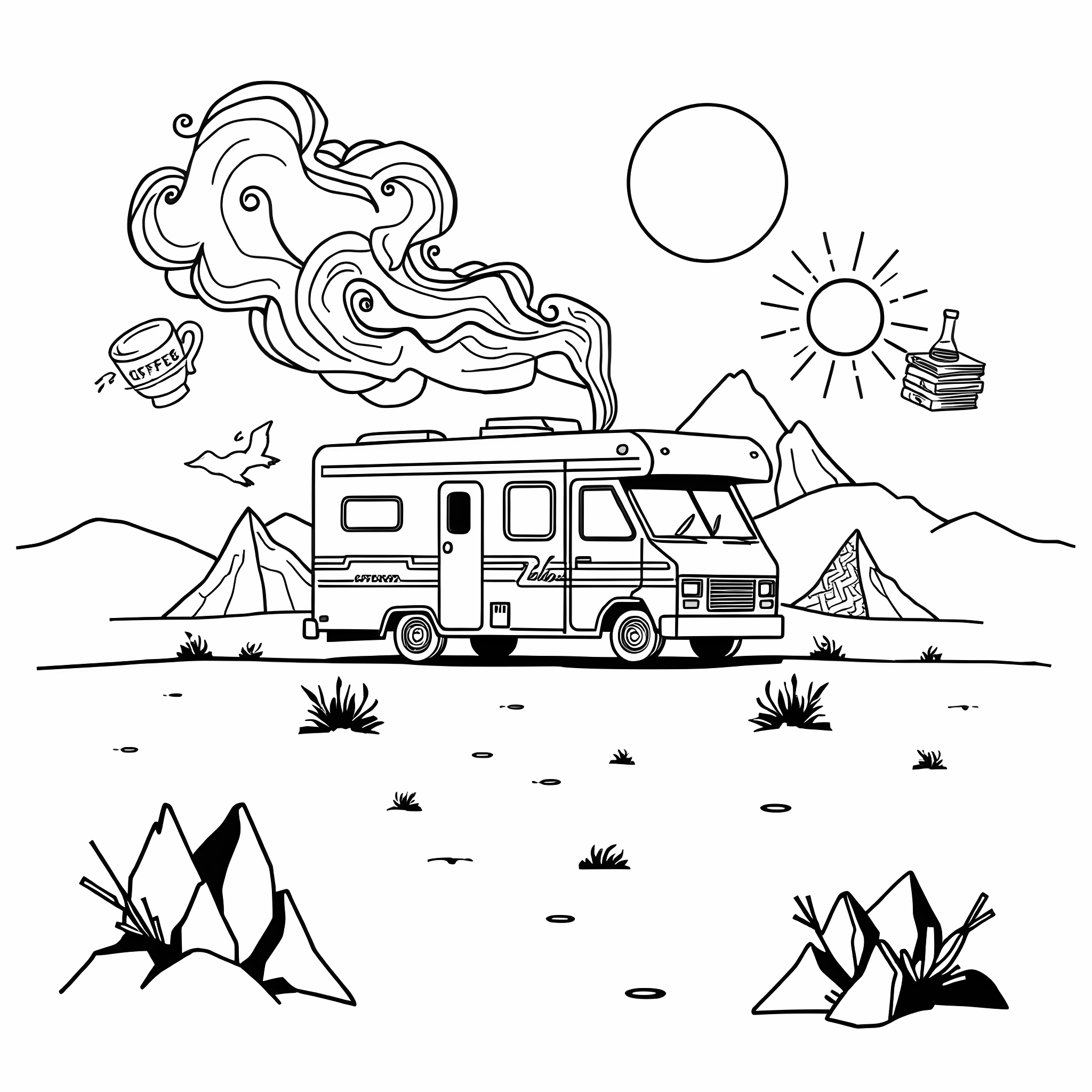 Breaking Bad Coloring Page