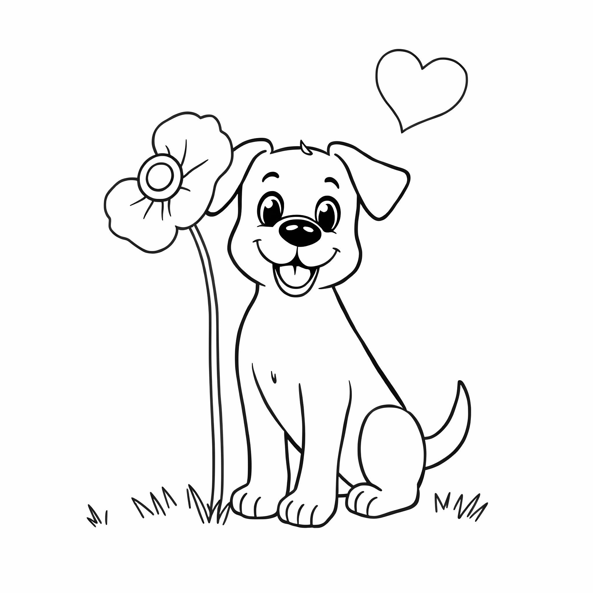 DogDay Poppy Playtime Coloring Page