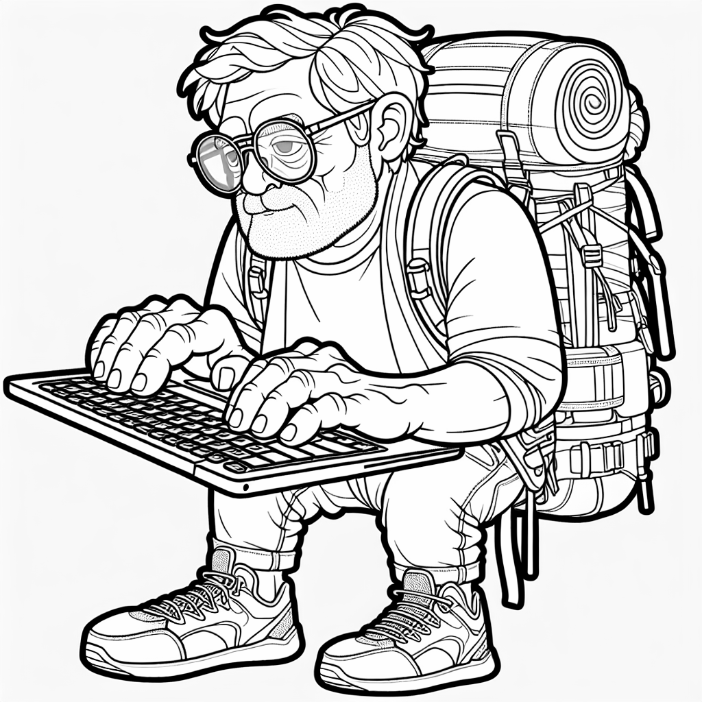 Joe Biden 200 Years In The Future As A Shriveled... Coloring Page