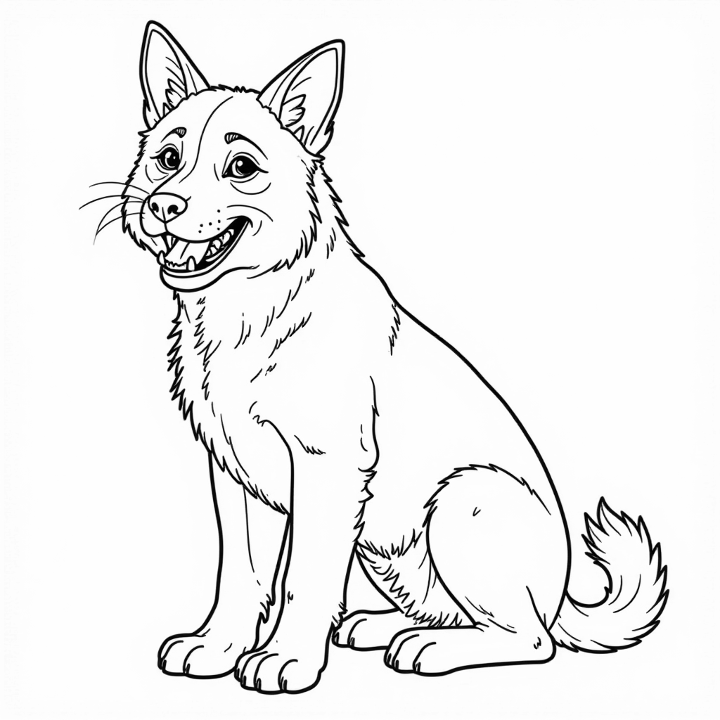 Caine Coloring Page