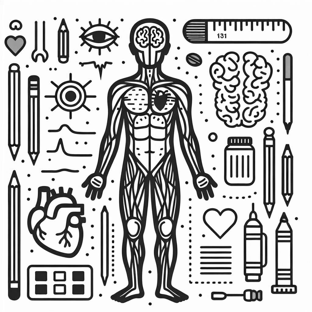 The Anatomical Man Coloring Page